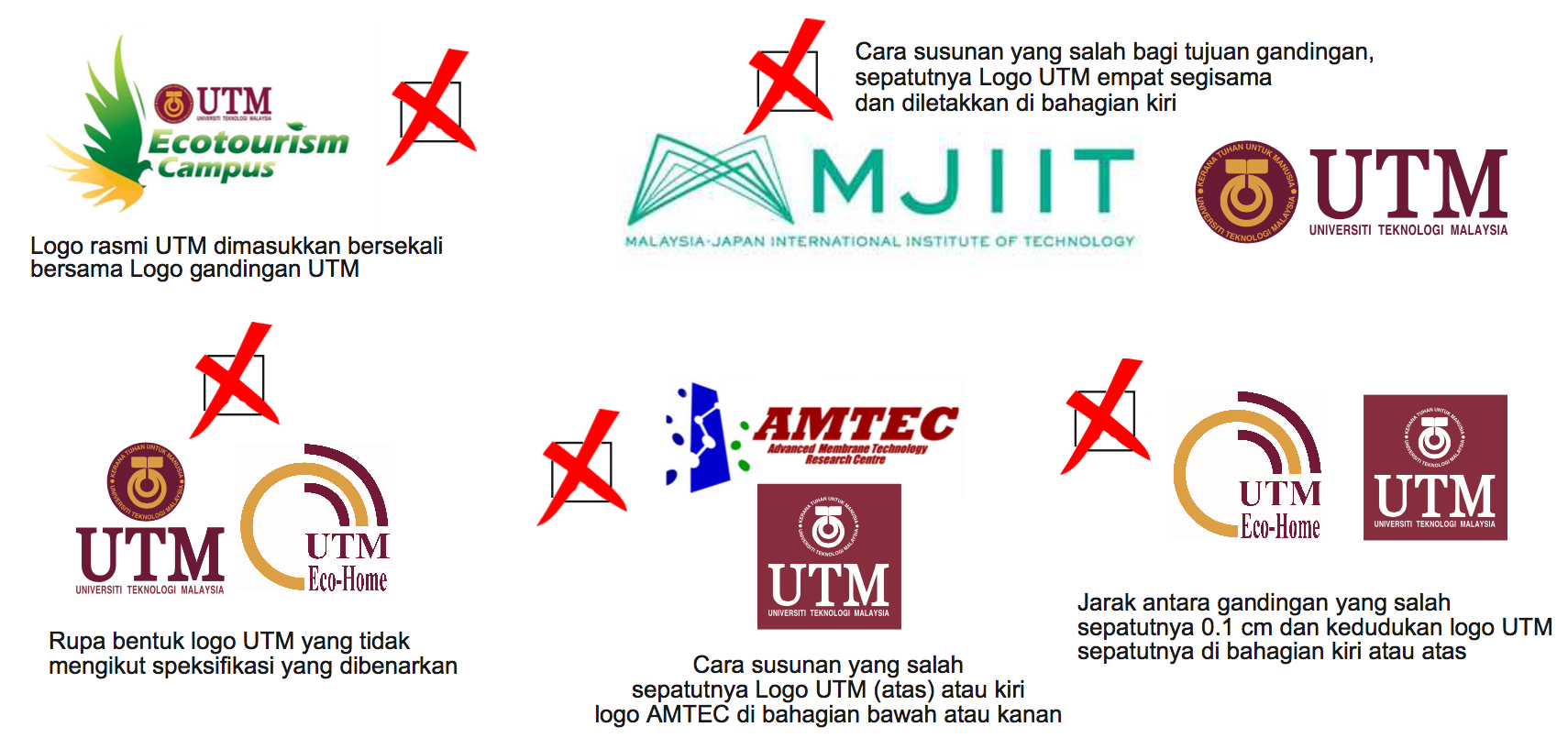 The UTM logo: partner brands | UTM Brand