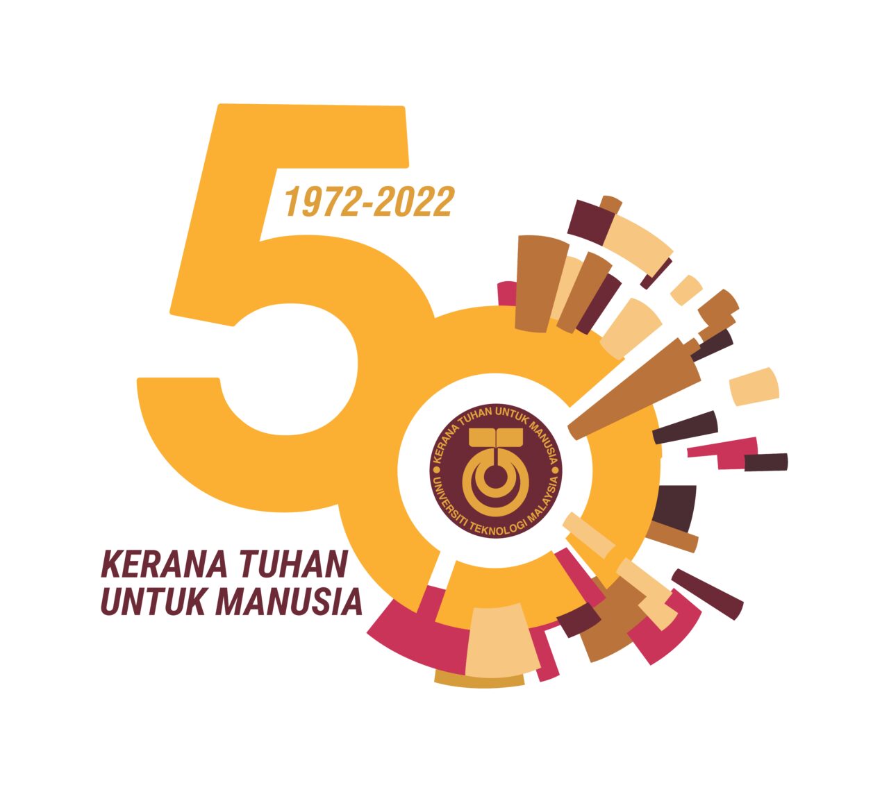 UTM 50 Years Logo | Universiti Teknologi Malaysia Brand